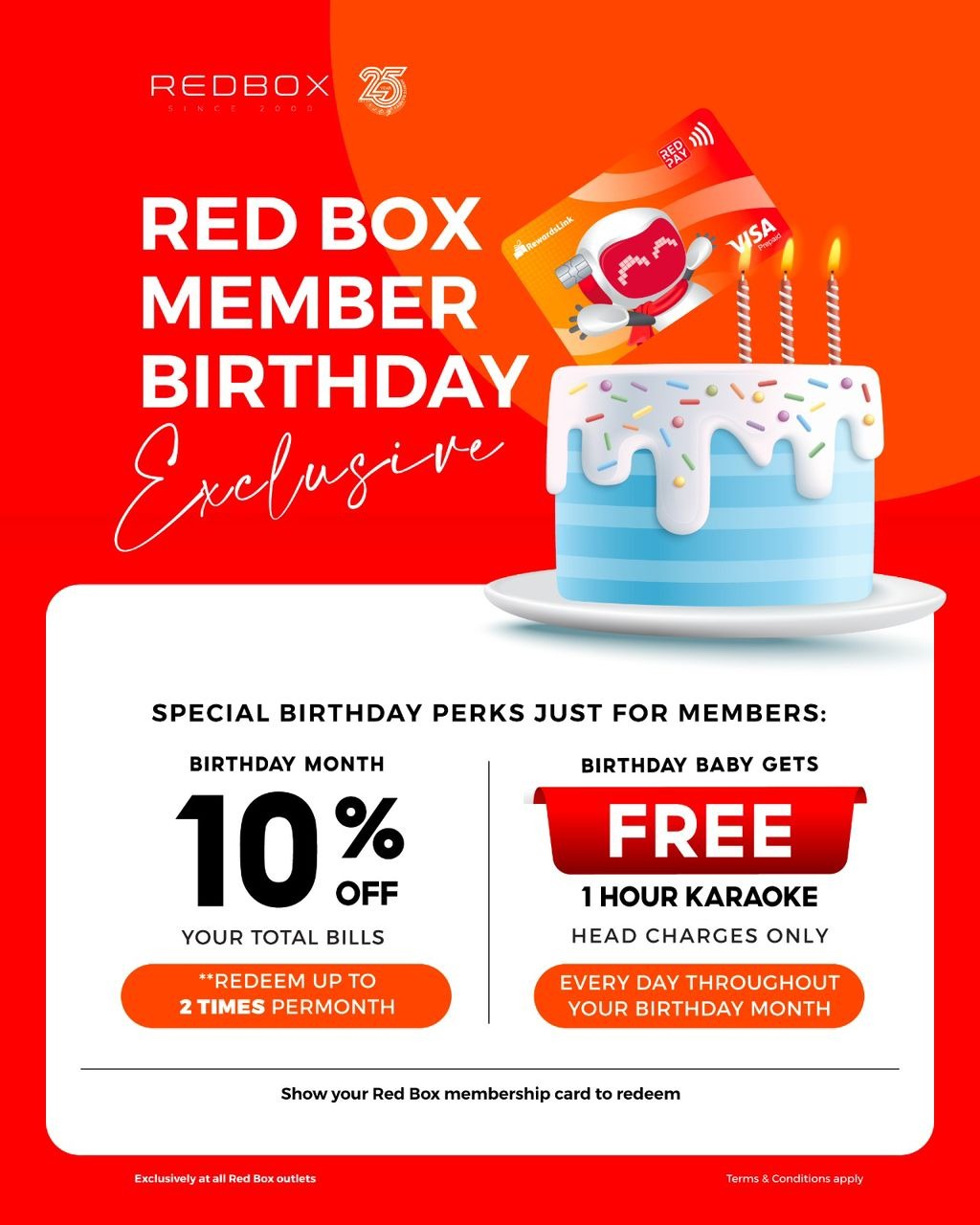 Red Box Birthday Rewards: Sing Your Heart Out for Free 🎙️ - Happy Birthday!
