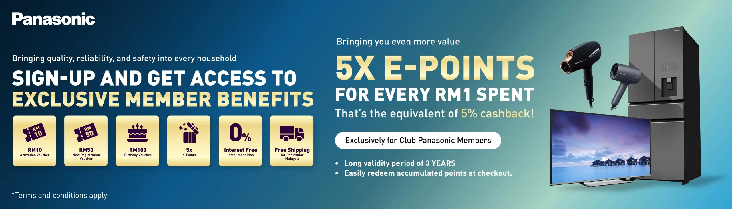 Get Your Panasonic Birthday e-Voucher 🎁 - Happy Birthday!