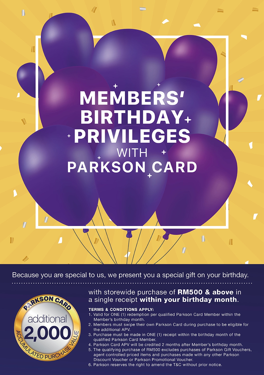 Celebrate Your Birthday with Exclusive Rewards at Parkson! - Happy ...