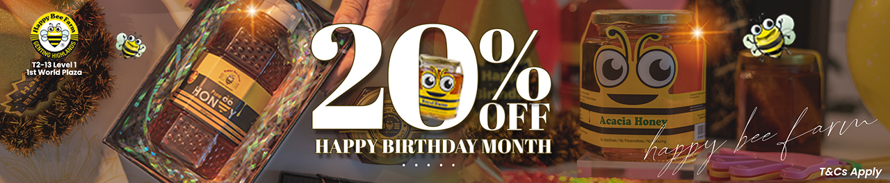 20% Off Happy Bee Farm @ Genting - Happy Birthday!